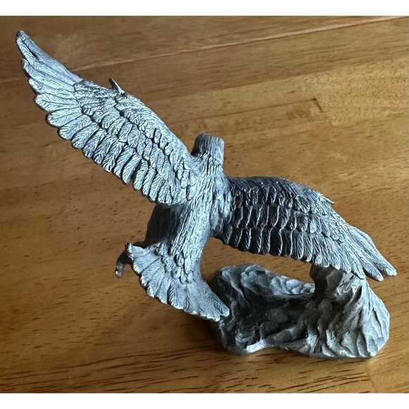 Michael Ricker | Art | Michael Ricker Pewter Flying Eagle With Fish ...